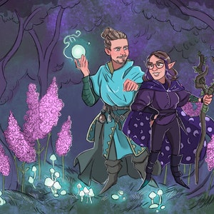 Chibi Cute Dnd Cartoon Custom Character Digital File Dnd | Etsy