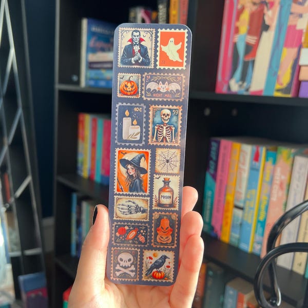 Halloween Bookmark Set – Fall Bookmarks, Cute Spooky Ghosts, Pumpkins ...