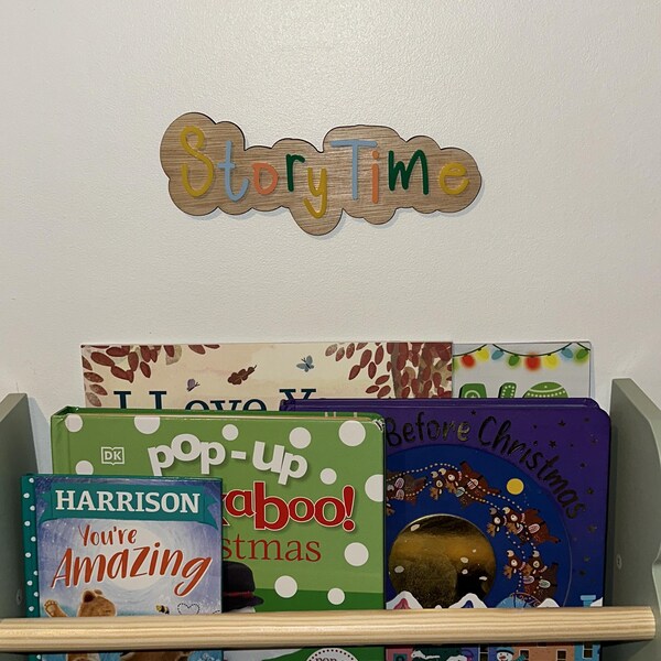 Story Time Reading Nook Sign | Children's Room Sign | Nursery Decor ...