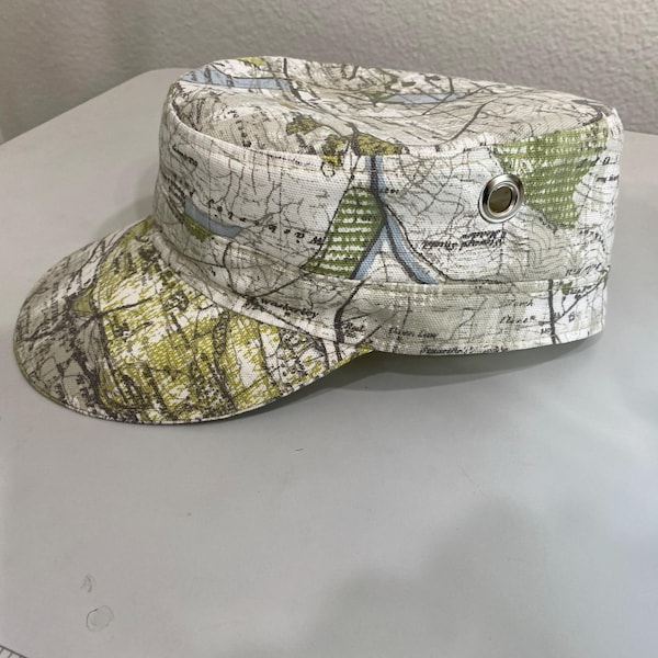 Military Cap Sewing Pattern in 4 Sizes and Video Instructions, Cadet ...