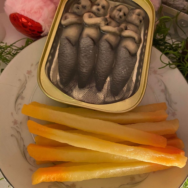 10pcs French Fries Large Realistic Imitation Fake Fast Food Chips Fried ...