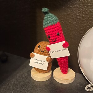 Handmade Crochet Emotional Support Plants Caring Gifts, Custom Crochet ...