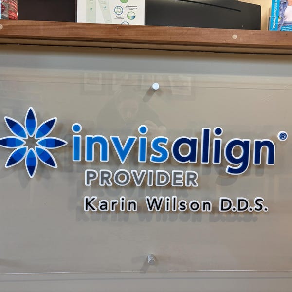 Invisalign Provider Logo Sign, 3D Laser Cut Logo Sign, Personalized ...