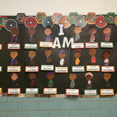 Black History Month Bulletin Board SEL Interactive - Etsy
