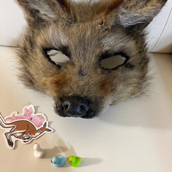 Highland Cow Therian Mask - Etsy