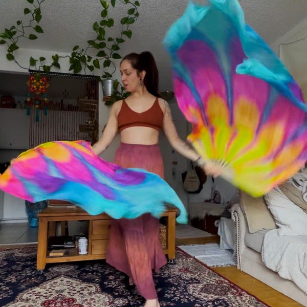 Fan Poi Loops Pair. Upgrade to Use Fans as Fanvoi /poi Add to Lunarwear ...