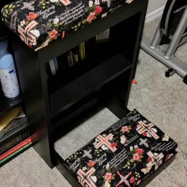 Padded Prayer Altar Prayer Bench or Prayer Kneeler Handmade for You a ...