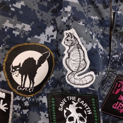 Red Demon Devil Wings Iron on Embroidery Patch Mtcoffinz - Etsy