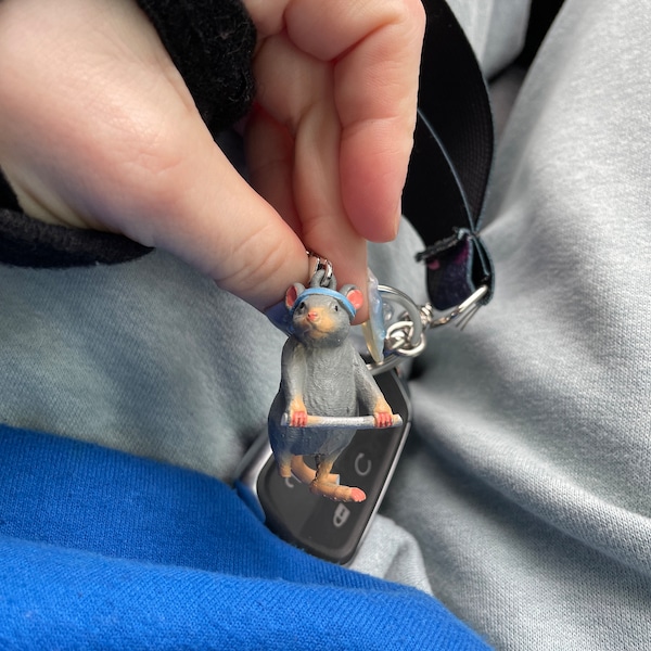 Gym Rat Keychain | Gym Keychain | Fitness Keychain | Gym Gifts ...