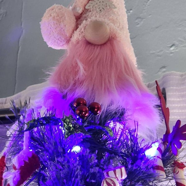 Pink Snowflake Gnome, Christmas Gnome, Holiday Gnome - Etsy