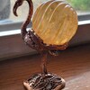 Beautiful Driftwood DOUBLE Sphere Stand Crystal Sphere Holder Ornate ...