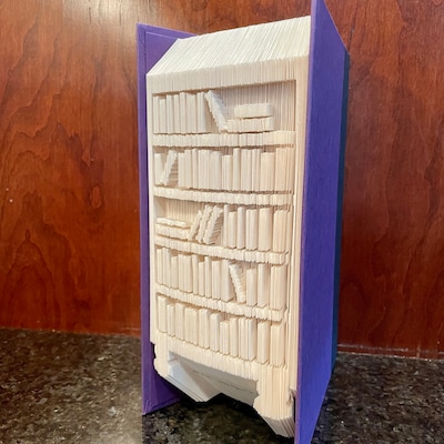 Bookcase 180 COMBI Book Folding Pattern digital Download PATTERN 23cm ...