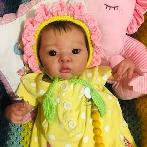 Download PDF Crochet Pattern 021 Lion King Bonnet Size 0-3 | Etsy