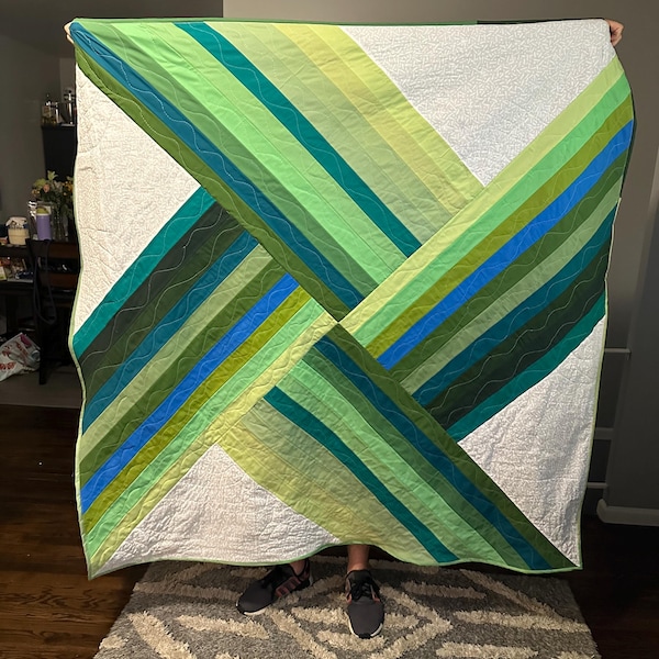 Thrive Quilt Pattern PDF Download - Fat Quarter Friendly Beginner Quilt ...