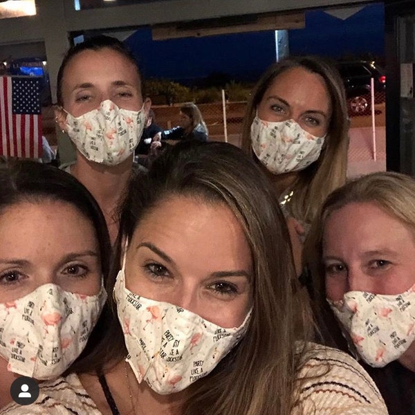 Buffalo Bills Mask, Football Sports Mask, Fitted Mask, Reversible (blk ...