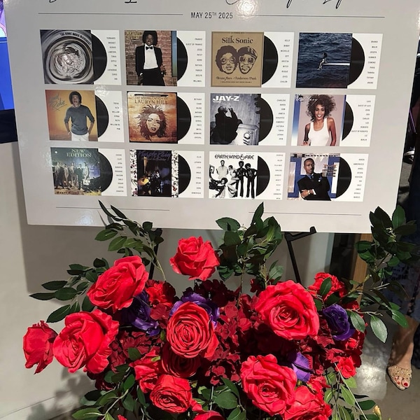 Vinyl Records Wedding Table Plan - Etsy