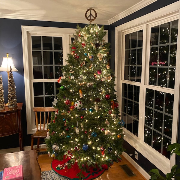 Peace Sign Tree Topper - Etsy