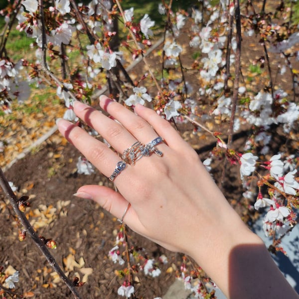 Seven Day Ring Saint Benedict Ring for Her Real Silver Ring St Benedict ...