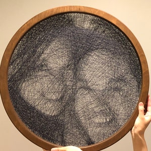 Forest String Art Colorful Portrait or DIY Kit - Etsy