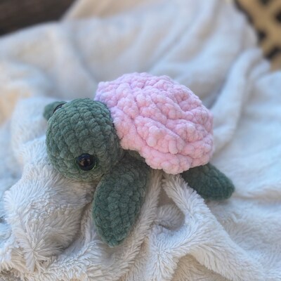 Rose Turtle Crochet Pattern PDF Download, Beginner Friendly Amigurumi ...