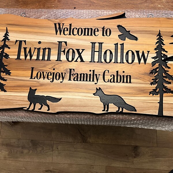 Custom Outdoor Wood Signs Personalized Farmhouse Decor Welcome Sign ...