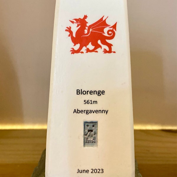 Personalised OS Trig Point Model - Plain White With Your Choice of Text ...