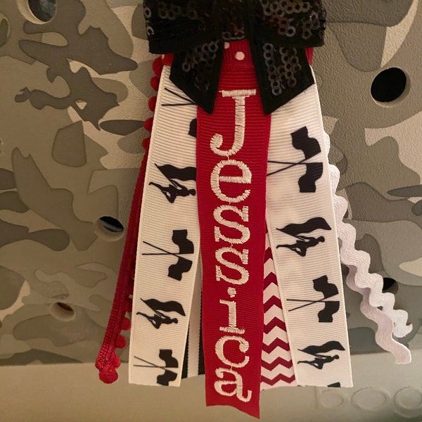 Color Guard Zipper Charm/zipper Pull/color Guard Bag Tag/color Guard ...