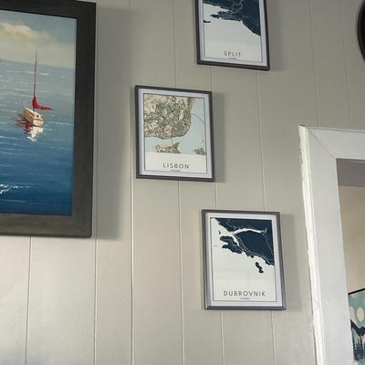 Set of 3 Custom Maps, City Map Prints, Custom Map Print, Custom Any ...