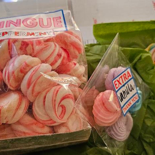 Raspberry White Chocolate Meringue Cookies - Small Batch - Packaged in ...