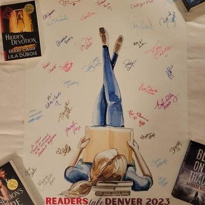 Apollycon 2024 VENDOR Book Poster for Signatures Author Signature ...
