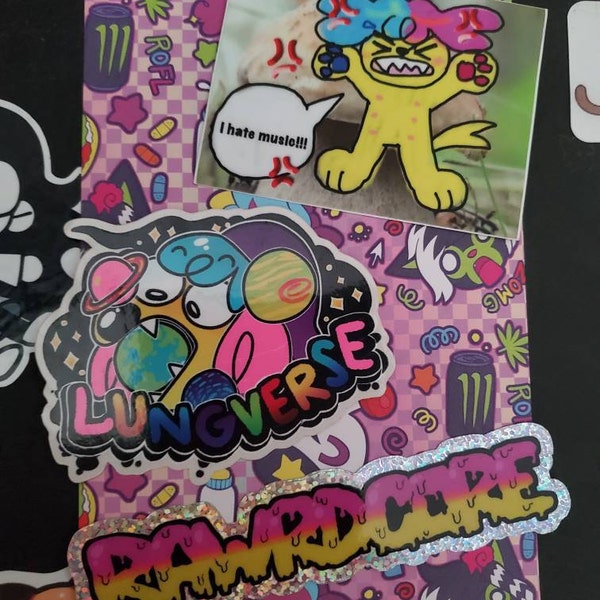RAINBOWS & SUNSHINE WOOF Clear Sticker - Etsy