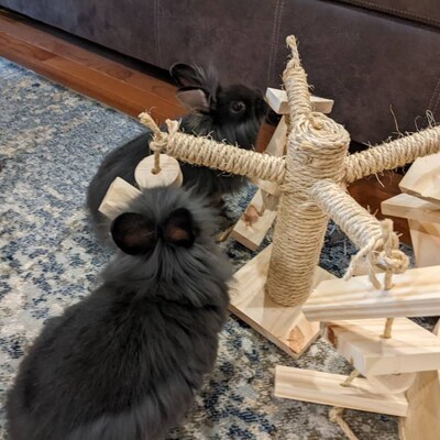 Tree Rabbit Toy natural - Etsy