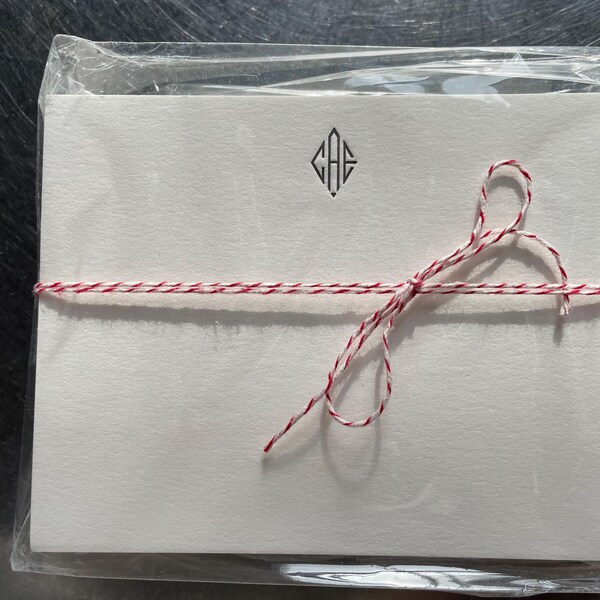 Cards for a Cause - Personalized Letterpress Stationery - Set of 25 - Etsy