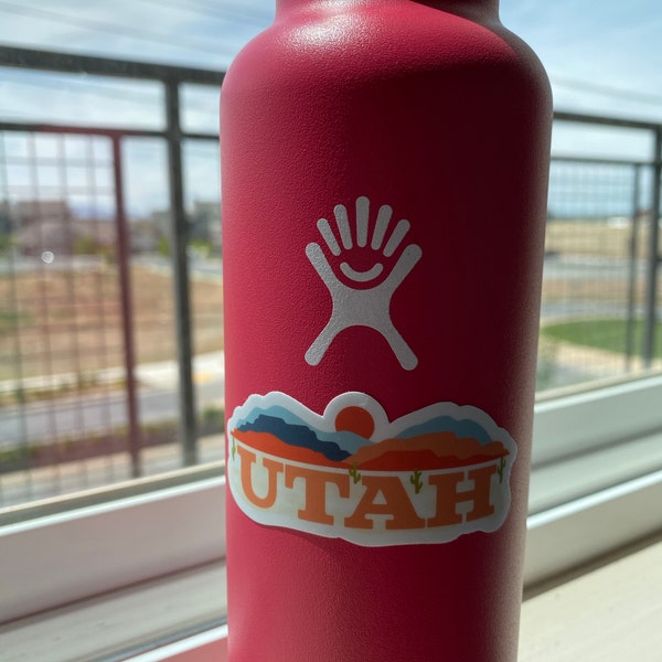 Utah Travel Sticker | UT State Souvenir, Vinyl Die Cut, Decal, Durable ...
