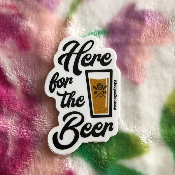 RBF: Resting Beer'd Face Sticker - Etsy