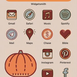 Fall Aesthetic Ios 14 App Icon Pack (70 Icons) - Etsy