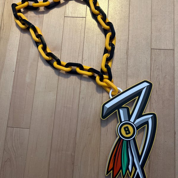 Custom 3D Turnover Oversized Fan Chain MVP Player of Game All Sport ...