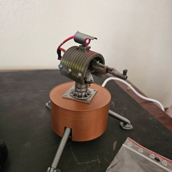 Painted Moving Rust 3D Printed Auto-turret USB C - Etsy