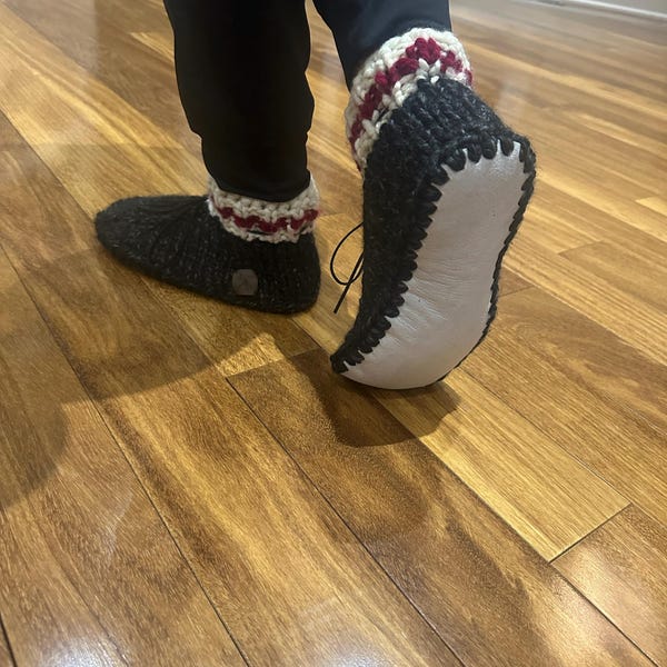 Adult CABIN SLIPPERS Crochet Pattern, Cabin Slippers, Adult Slippers ...