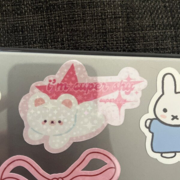 HOLOGRAPHIC Cute Brown Plushie Sticker Sheet, Cute Stationery Bundle ...