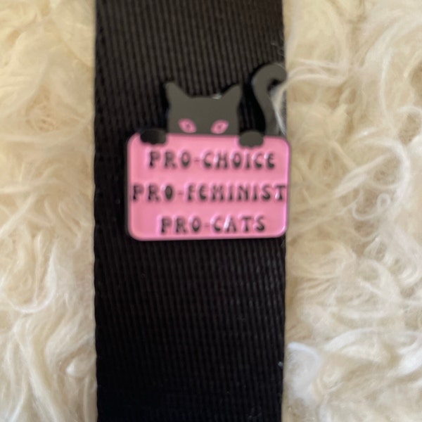 Pro Choice Pro Feminist Pro Cats Enamel Lapel Pin Badge - Etsy