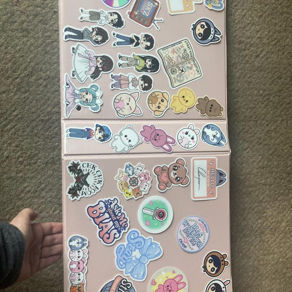 Stray Kids SKZOO Cross Stitch Vinyl Stickers Cute Gifts for Fans Bang ...
