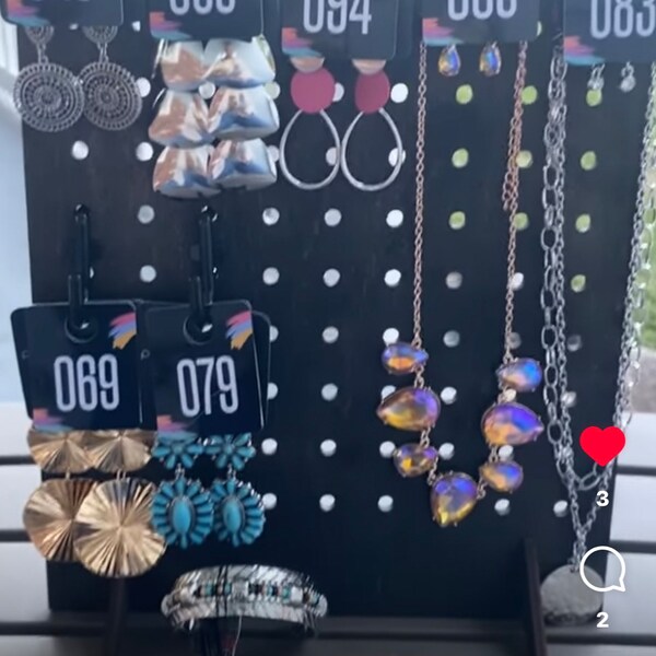 Large Pegboard Display, Craft Fair Display, Farmers Market Display, Art ...