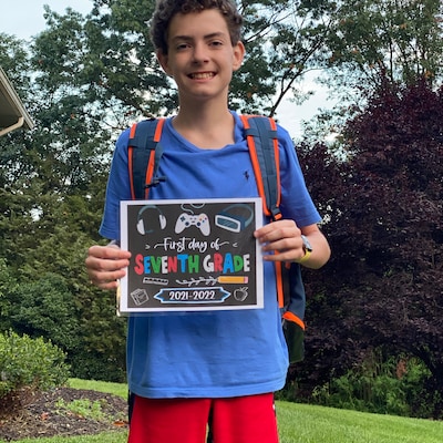 First Day of Second Grade Back to School Sign First Day - Etsy