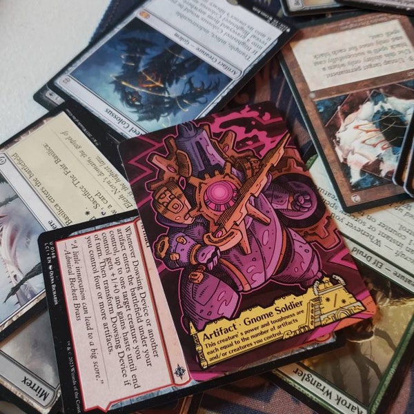 2 Wurm Tokens Custom Altered MTG Magic the Gathering Fantasy Board Game ...