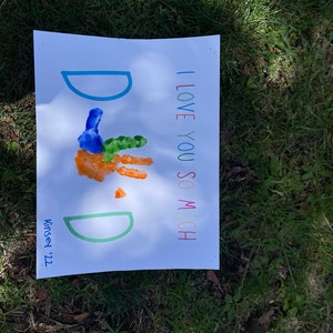 Grandma Birthday Handprint Craft, Sunshine Card, DIY Birthday Keepsake ...