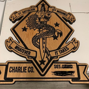 USMC 2nd Battalion 8th Marines Unit Emblem | Etsy
