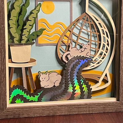 3D Layered Reading SVG PDF EPS, Books Shadow Box, One More Chapter 3D ...