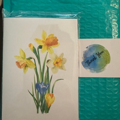 Easter Card Set . Watercolor Spring Note Cards . Easter Bunny Egg Tree ...