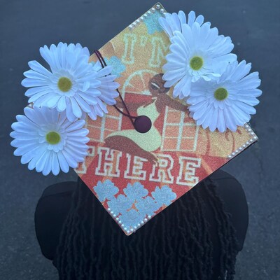 Im There Graduation Cap Topper Princess Tiana - Etsy